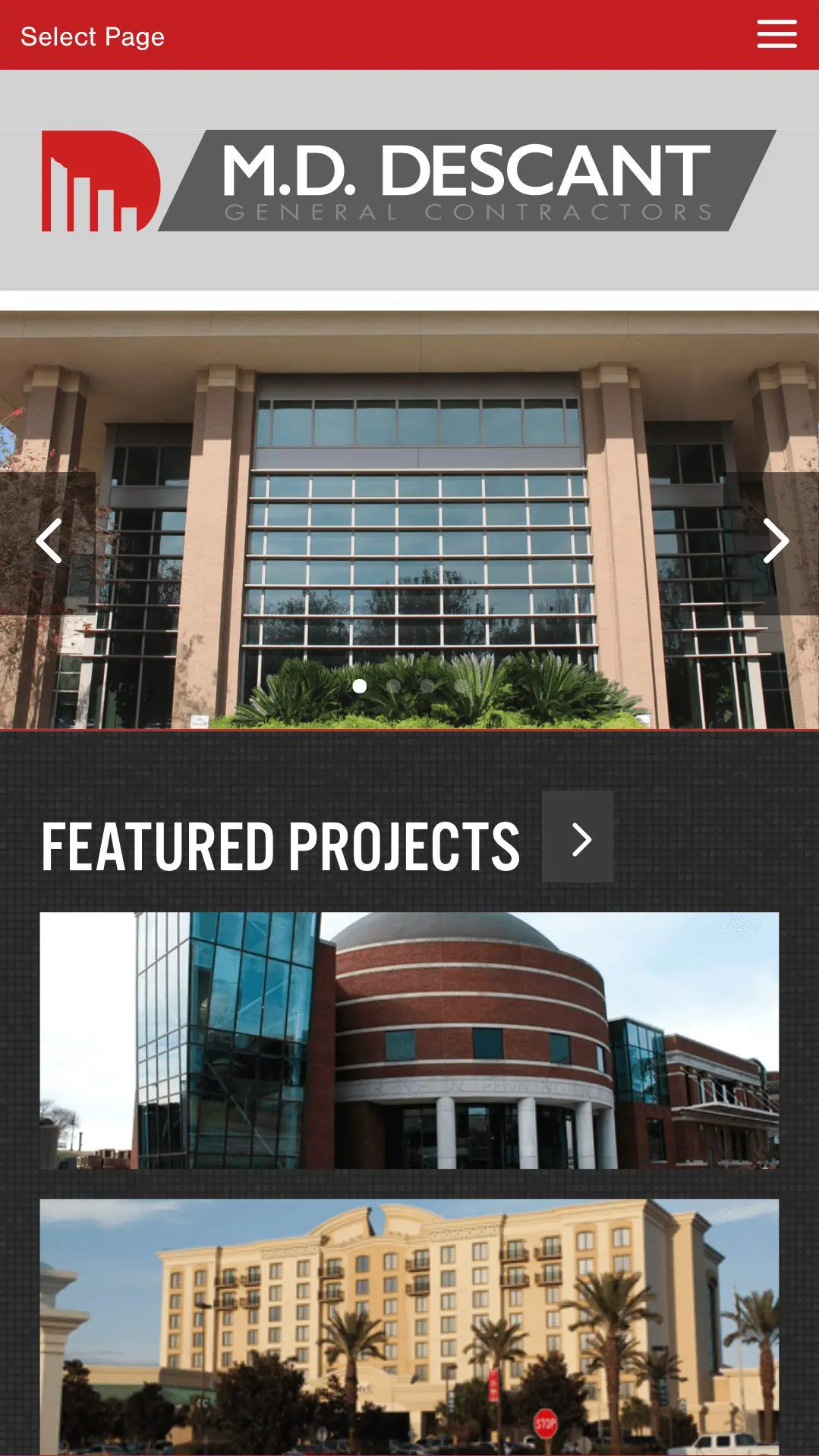 MD Descant Construction Website Project | Comit Developers